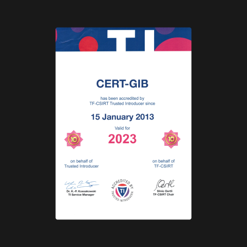 Certificates and agreements | Group-IB