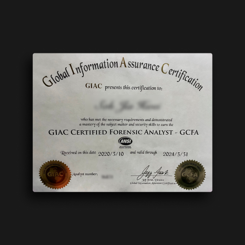 Certificates and agreements | Group-IB