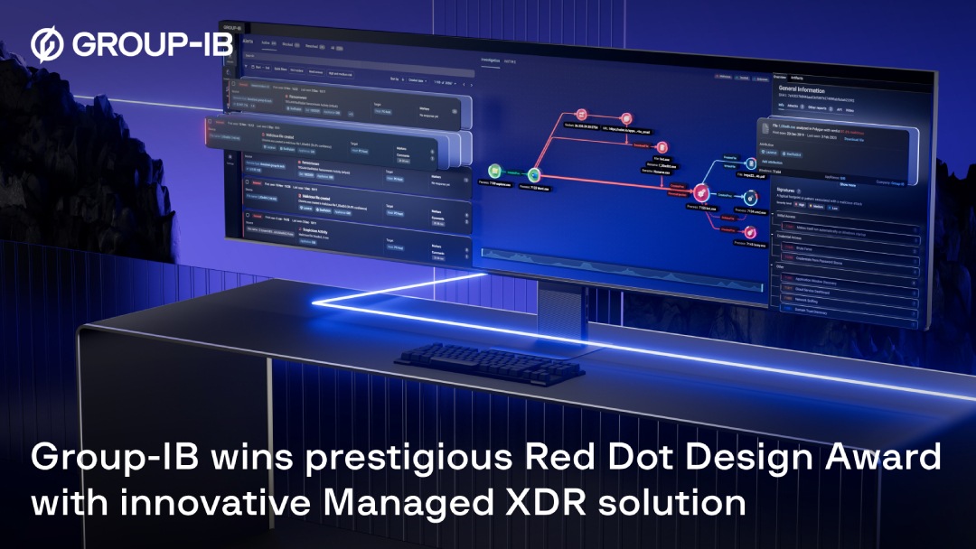 Group-IB wins prestigious Red Dot Design Award with innovative Managed ...